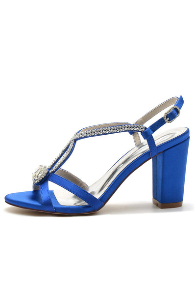 Royce Bridal|Crystal Embellished Strappy Open Toe Prom Shoes ...