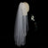 Roycebridal Simple Beaded Tulle Veil Hip Length viniodress V737 Custom ...